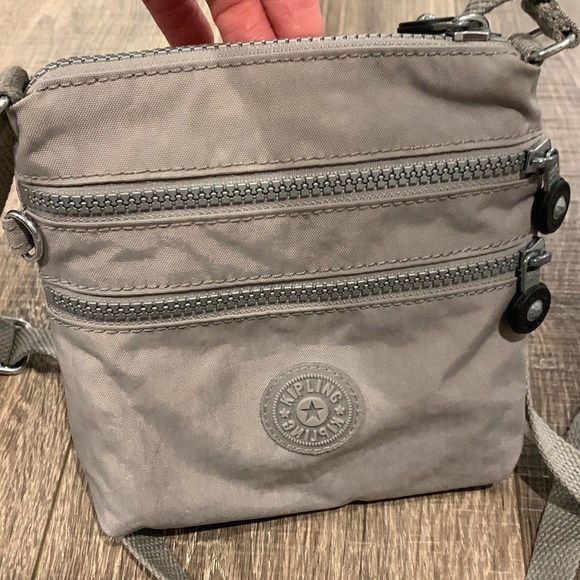 Kipling | Bags | Kipling Gray Crossbody Bag | Poshmark